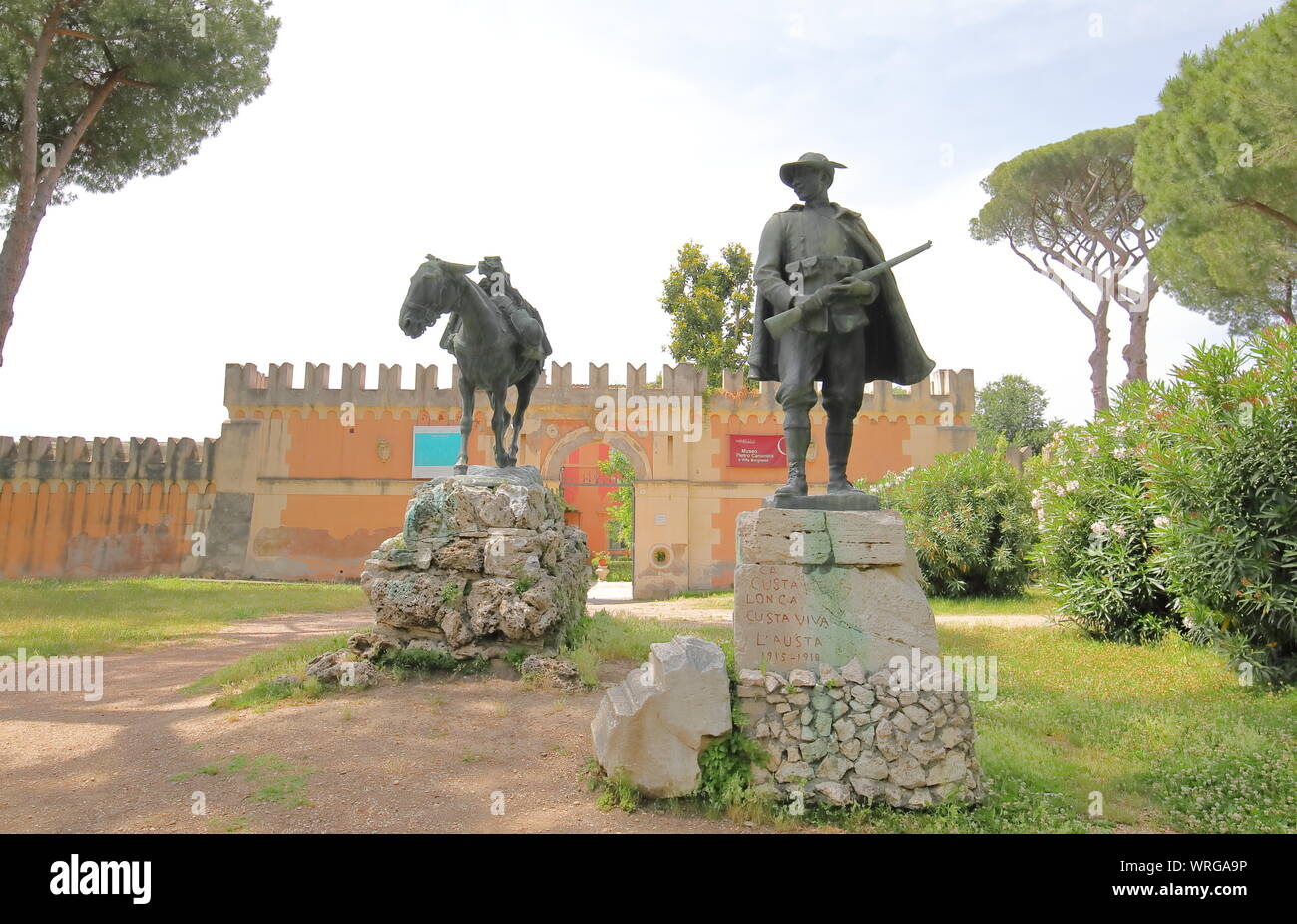 Pietro Canonica museum Borghese garden park Rome Italy Stock Photo - Alamy