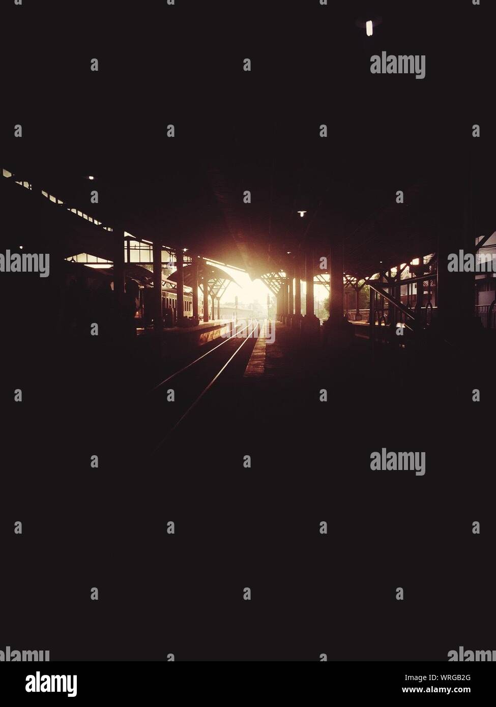 Dark railway hi-res stock photography and images - Alamy