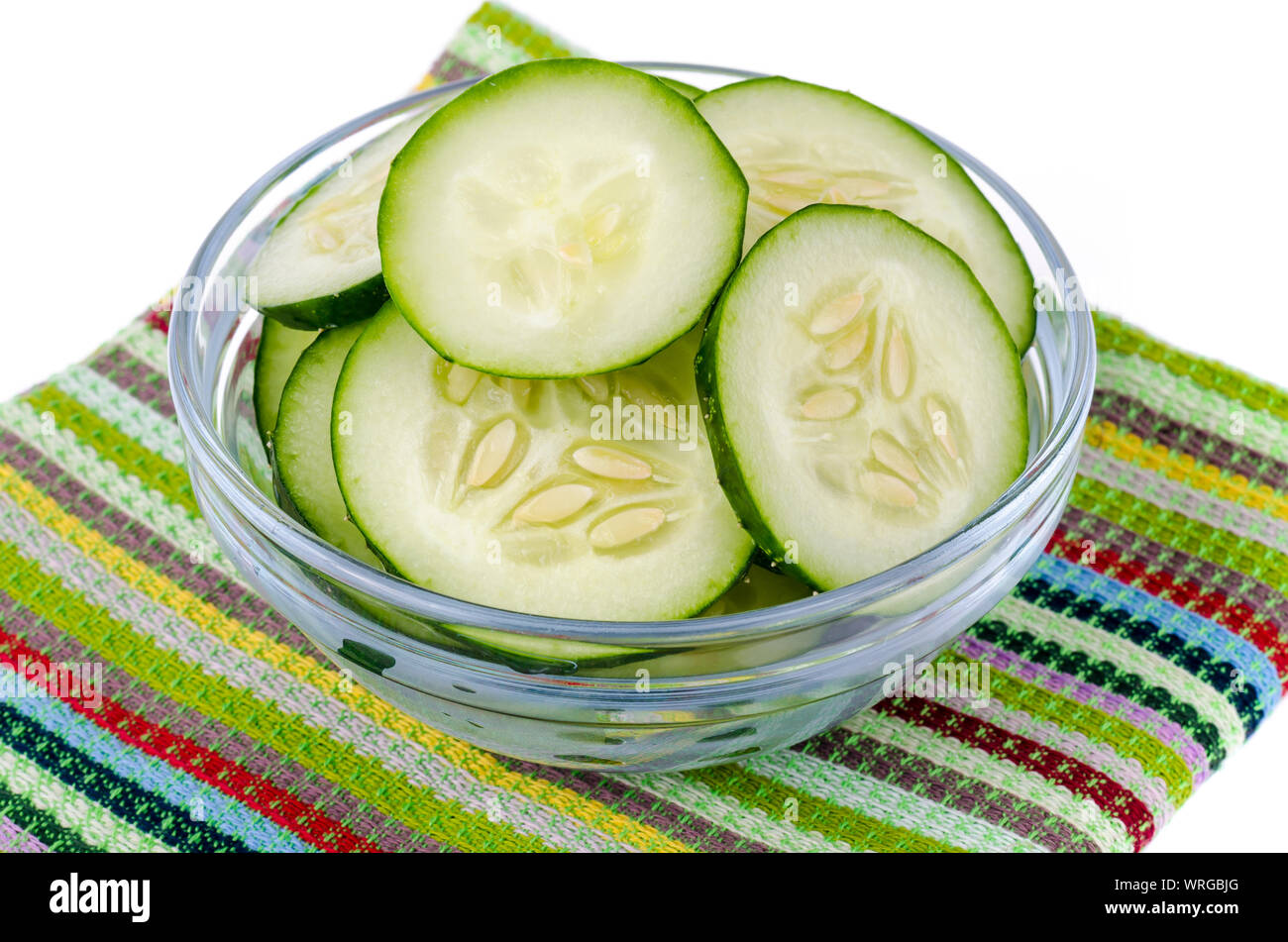 Cut cucumber in glass hi-res stock photography and images - Alamy