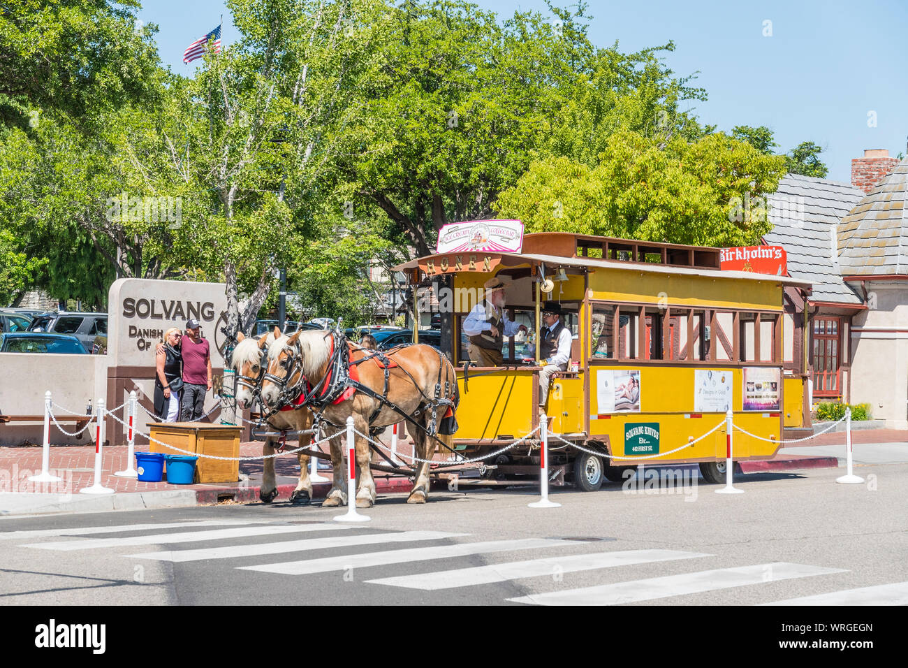 Solvang trolley hi-res stock photography and images - Alamy