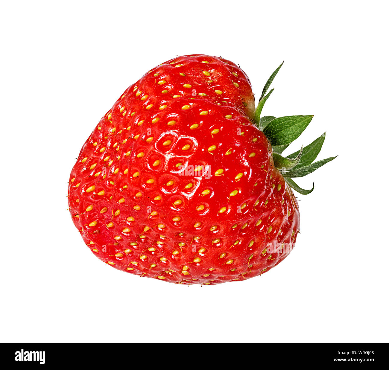 Strawberry isolated on white background Stock Photo - Alamy