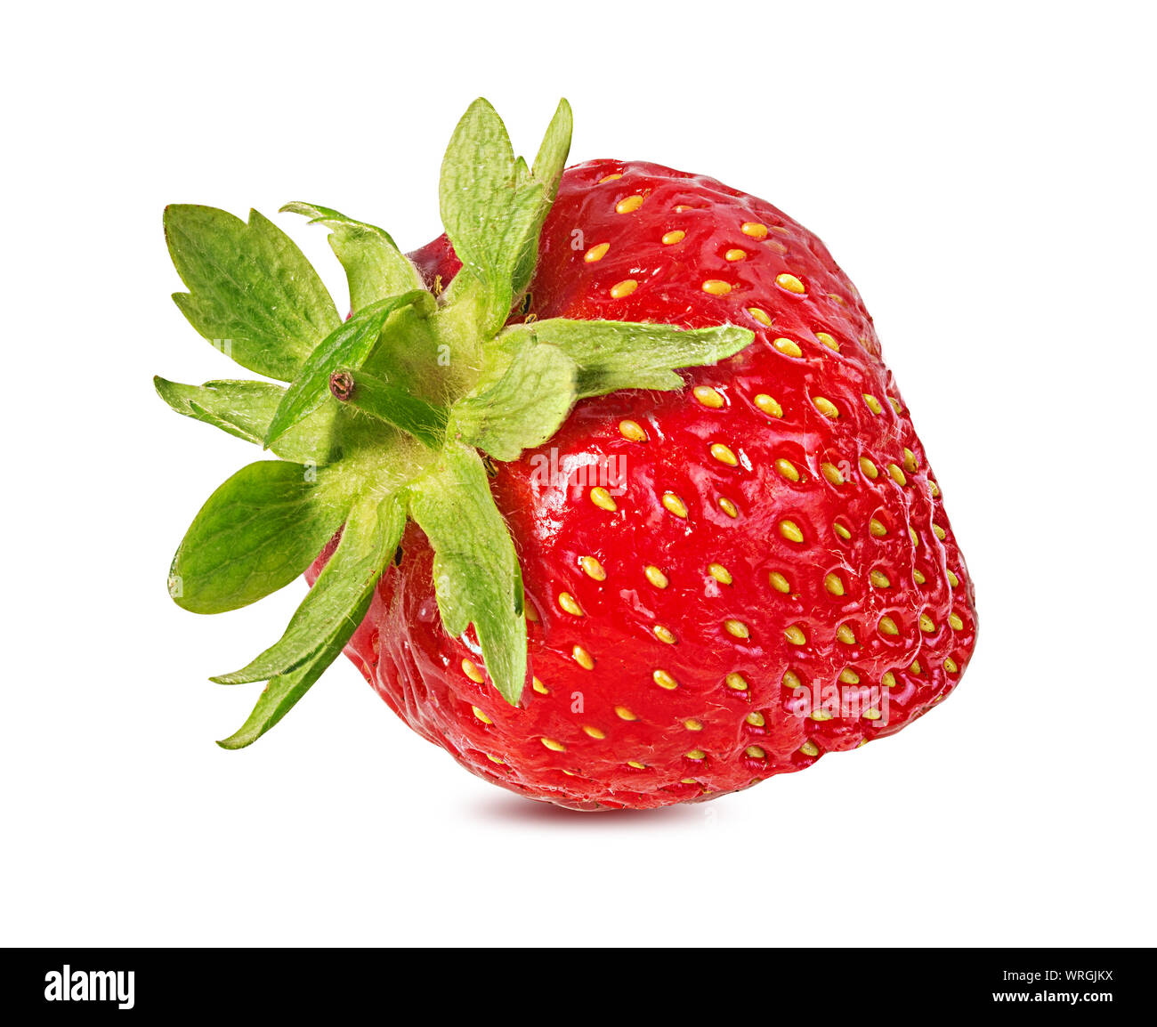 Strawberry isolated on white background Stock Photo - Alamy