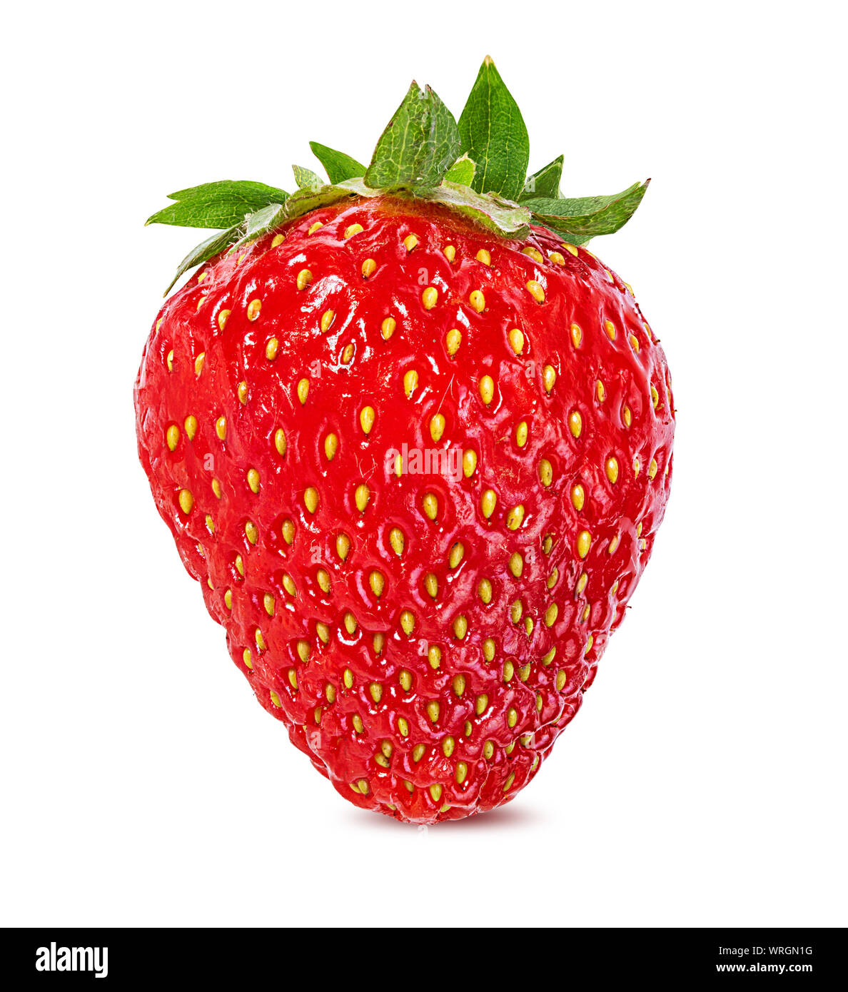 Strawberry isolated on white background Stock Photo - Alamy