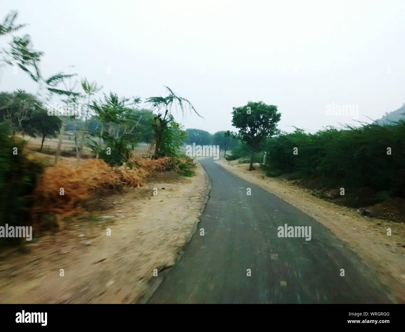 Road In Non-urban Area Stock Photo - Alamy