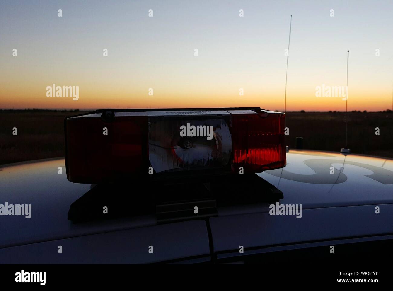 Stationary police car hi-res stock photography and images - Alamy