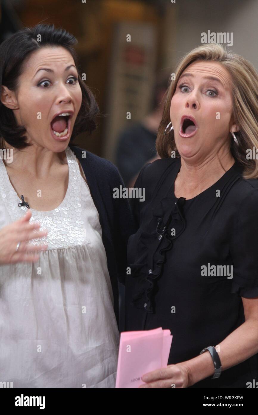 Ann Curry, Meredith Vierra, 2008, Photo By John Barrett/PHOTOlink Stock ...