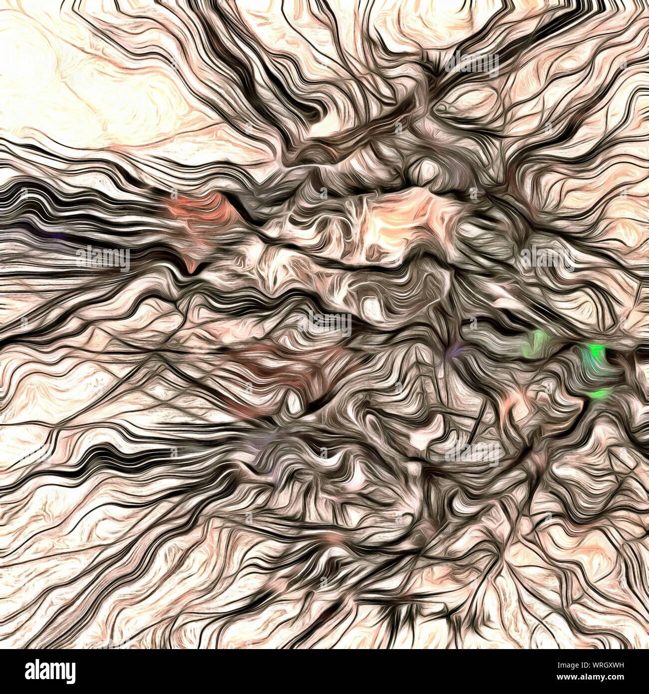 Swirling pattern muted colors hi-res stock photography and images - Alamy