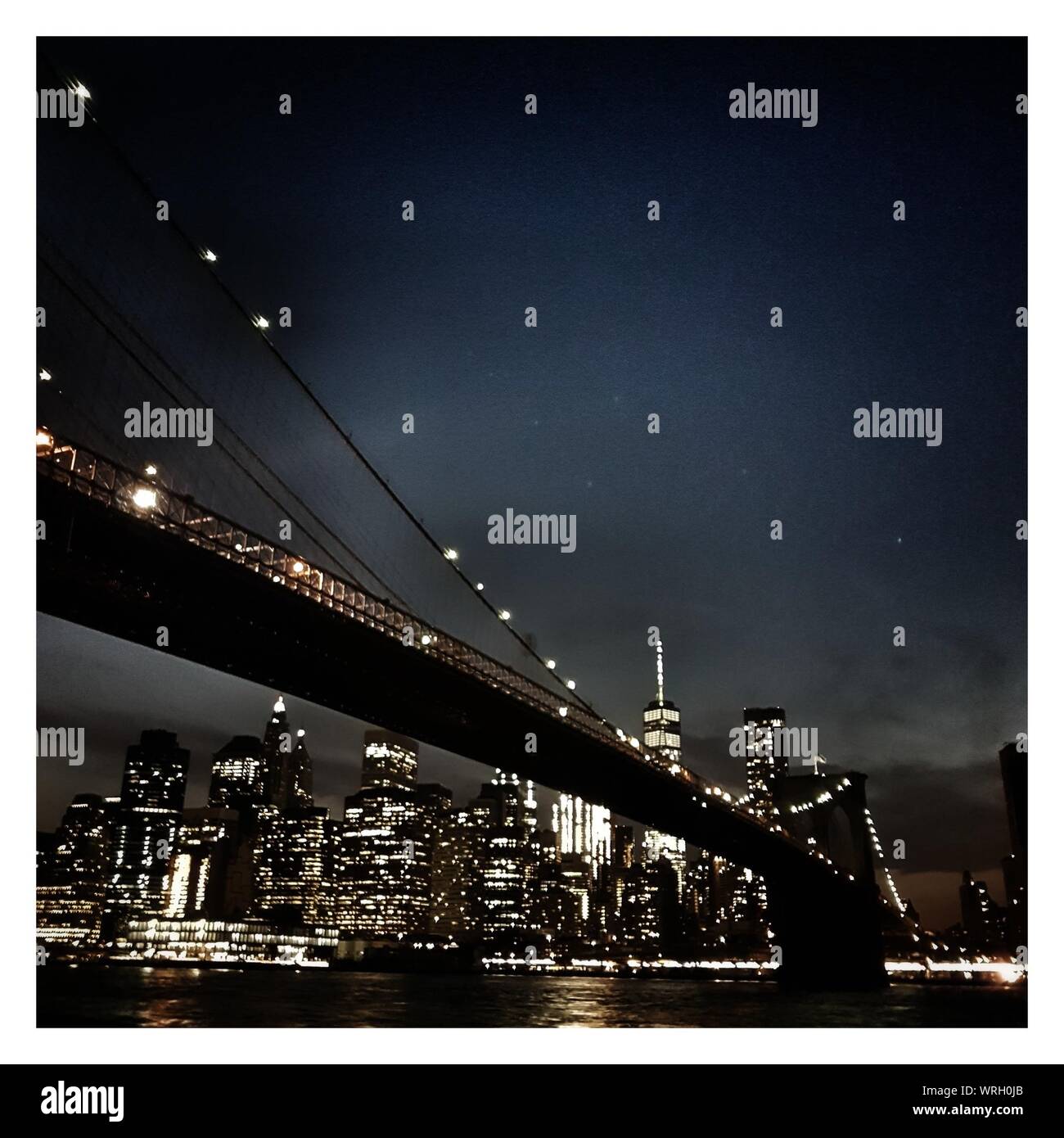 Night city building view Cut Out Stock Images & Pictures - Alamy