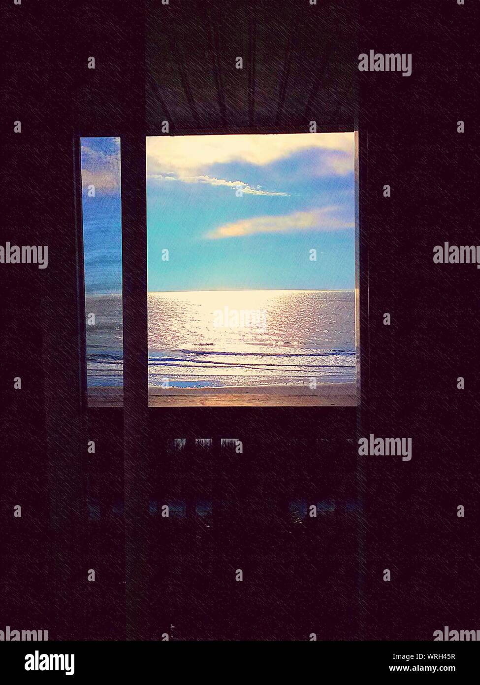 Beach View Through Window High Resolution Stock Photography and Images ...
