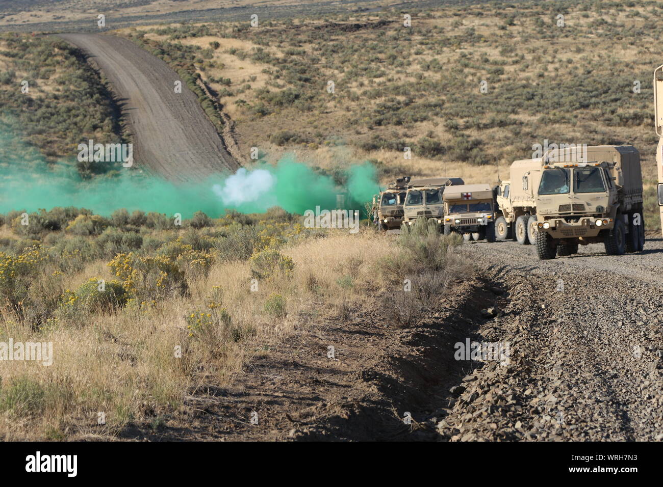 Soldiers from the 1844th Transportation Company, 108th Sustainment ...