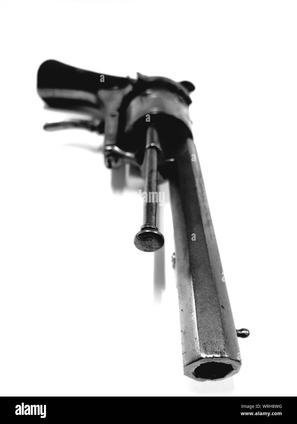 Pistol Studio Background Black and White Stock Photos & Images - Alamy