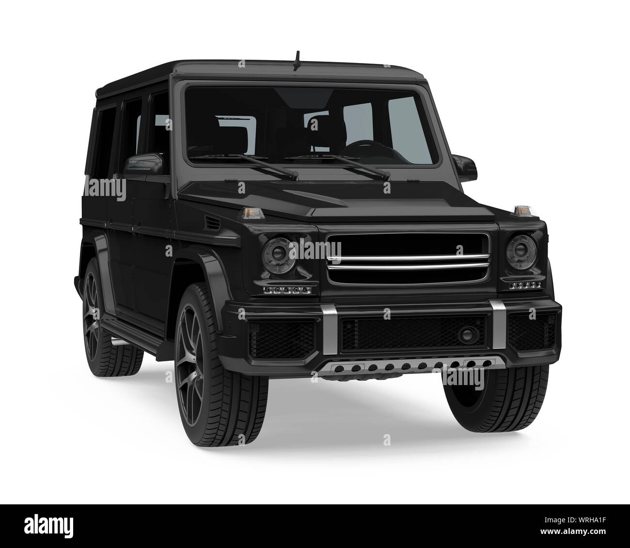 Black SUV Car Isolated Stock Photo - Alamy
