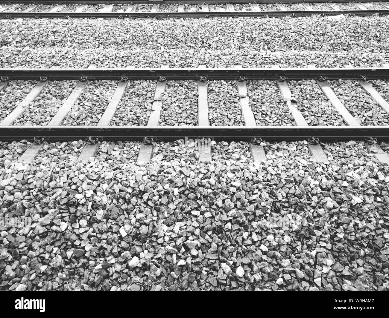 Rocks and railroad Black and White Stock Photos & Images - Alamy
