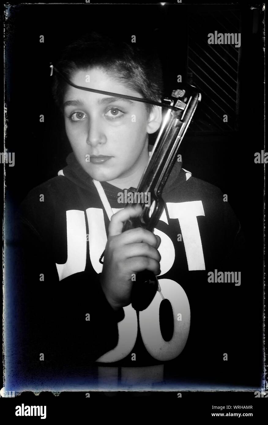 Boy toy gun hi-res stock photography and images - Alamy