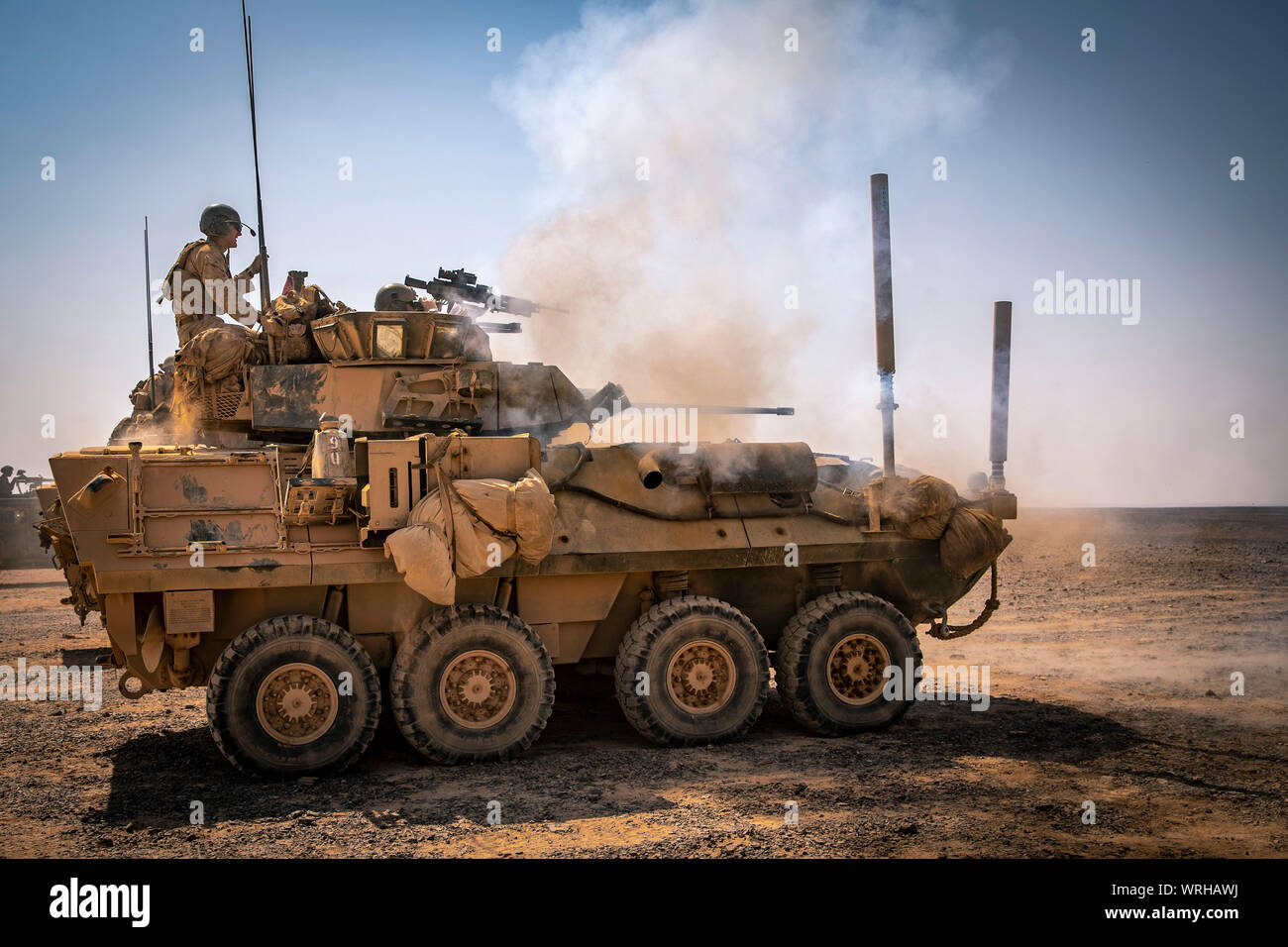 190902-M-QP663-3010 WADI SHADIYA, JORDAN (Sept. 2, 2019) A light ...