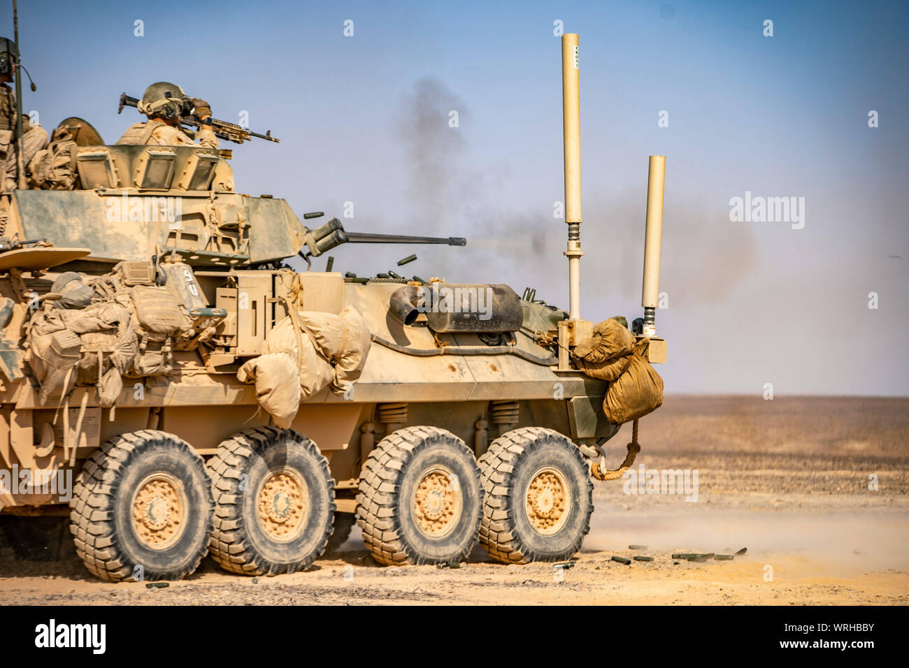 190904-M-QP663-1605 WADI SHADIYA, JORDAN (Sept. 4, 2019) A light ...