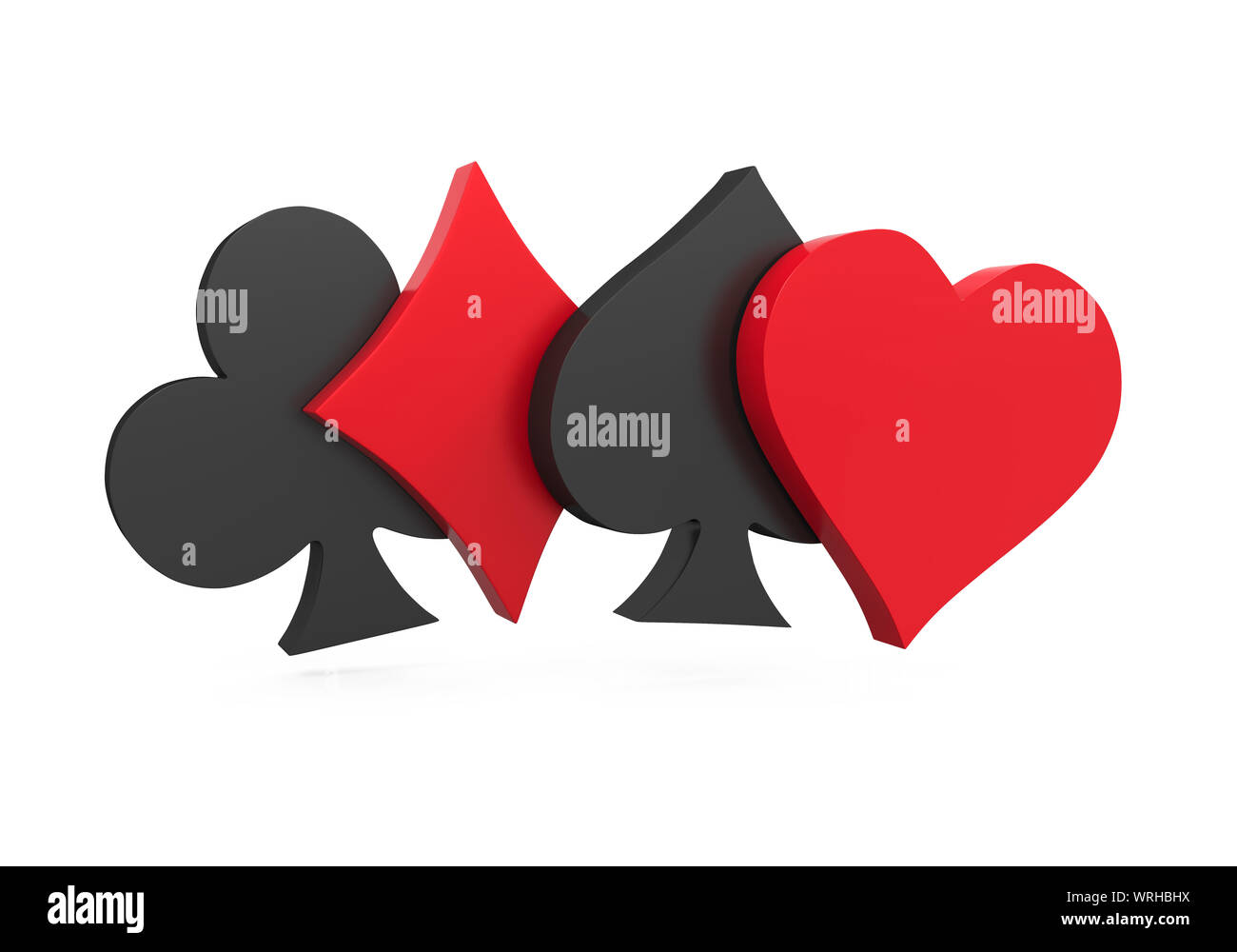 Playing Card Symbol Isolated Stock Photo - Alamy