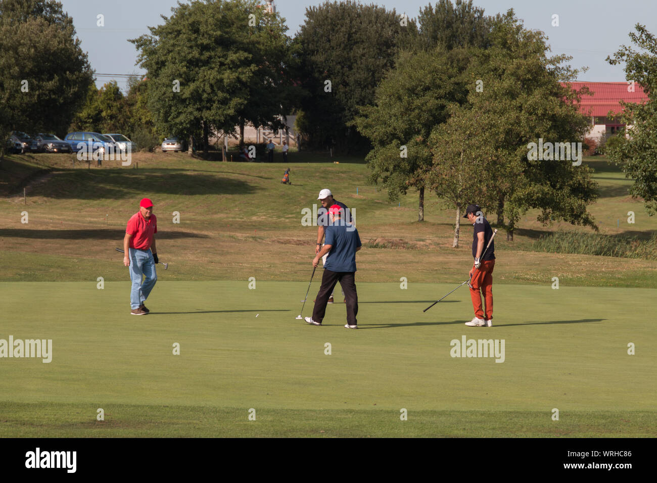Golfers and swing hi-res stock photography and images - Alamy