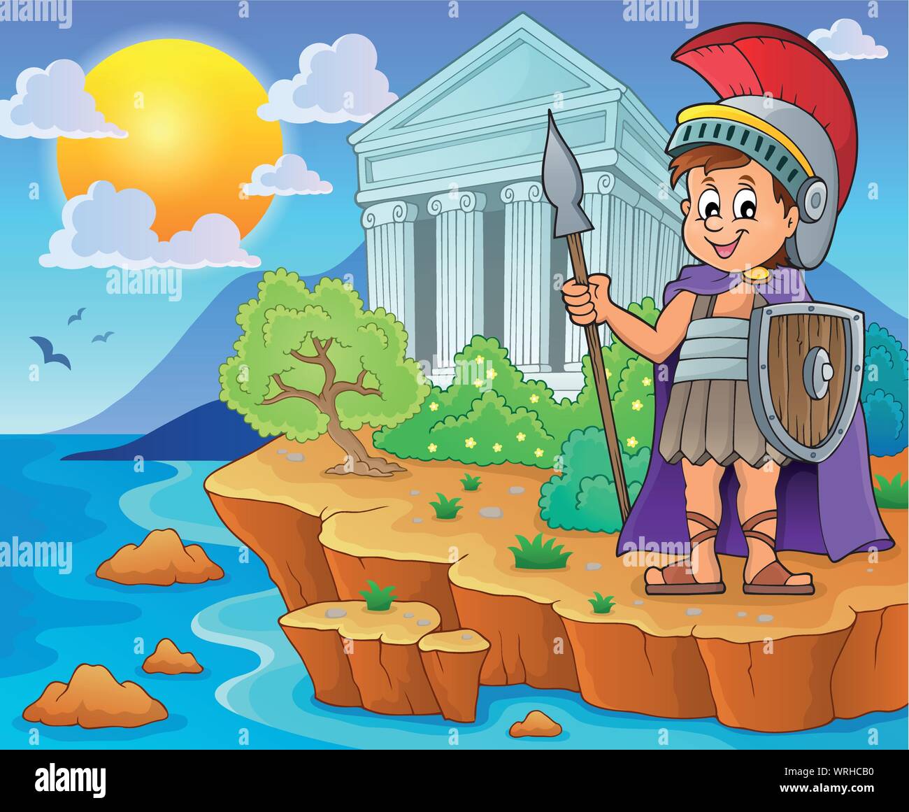 Warrior theme drawing Stock Vector Images - Alamy