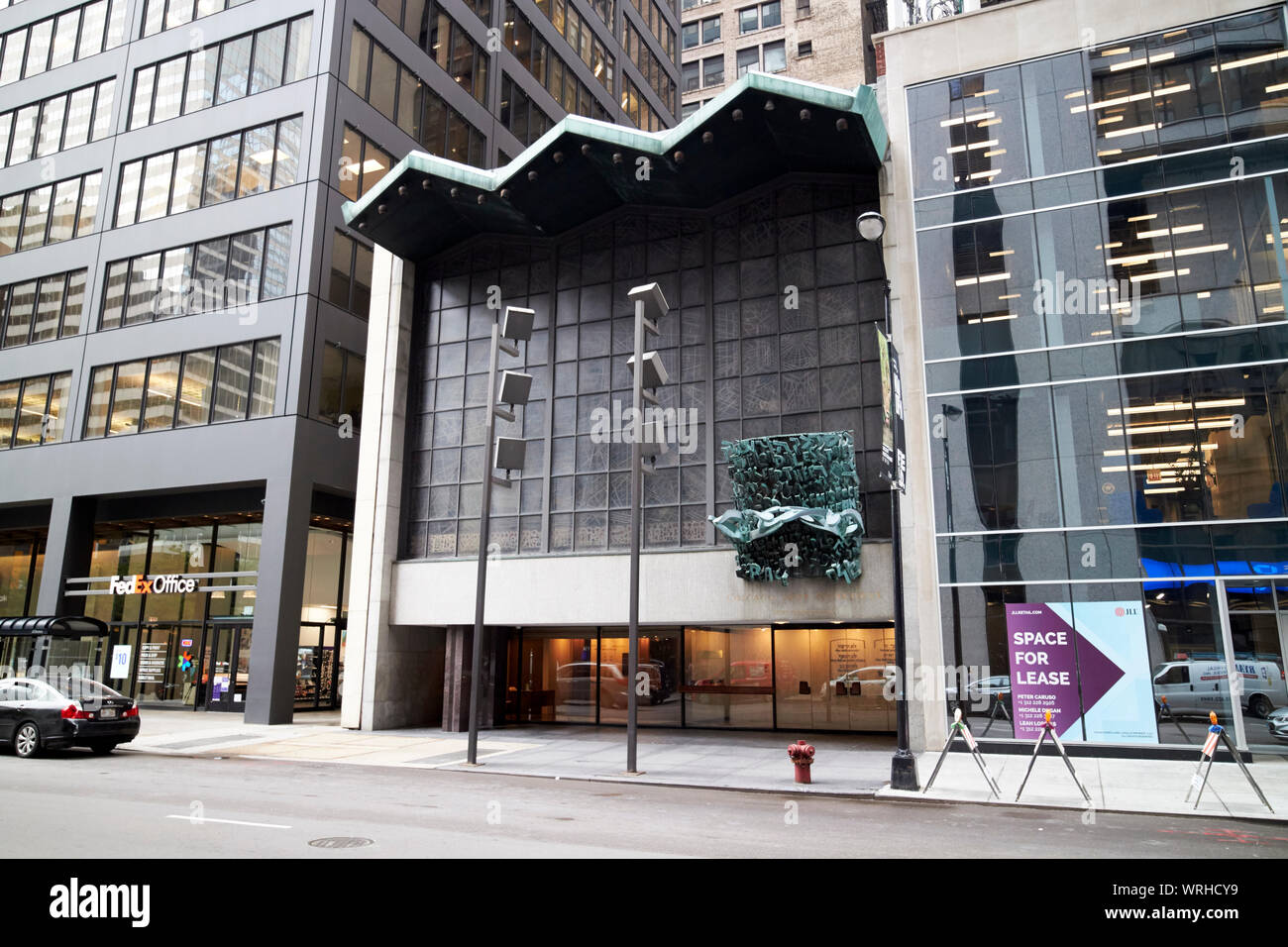 Chicago loop synagogue south clark street Chicago Illinois USA Stock ...
