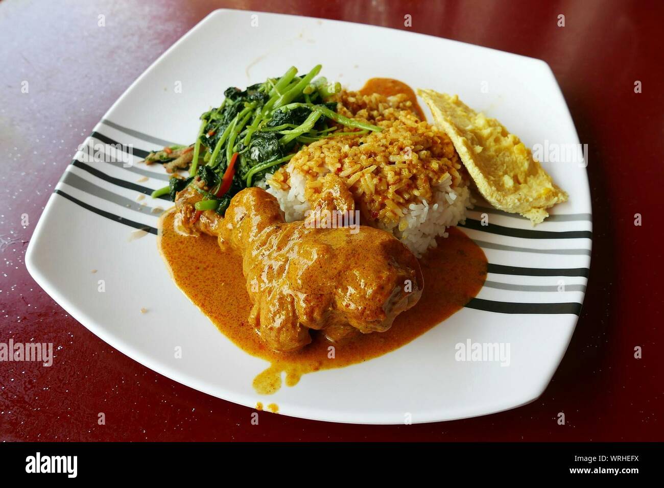 Curry rice food plate hi-res stock photography and images - Alamy