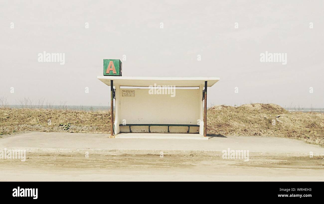 Empty Bus Stop High Resolution Stock Photography and Images - Alamy
