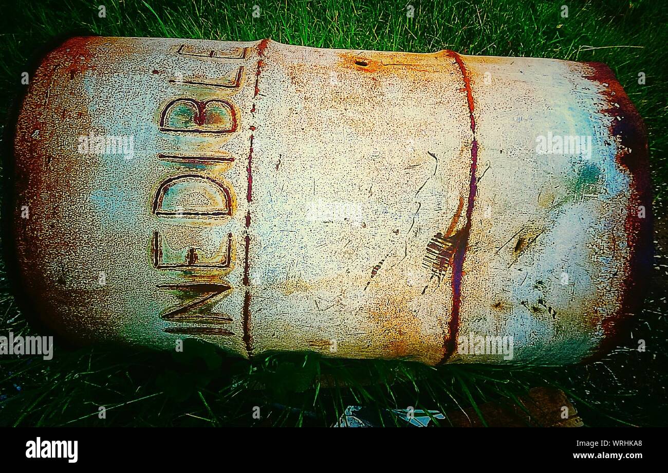 Old Rusty Drum High Resolution Stock Photography and Images - Alamy