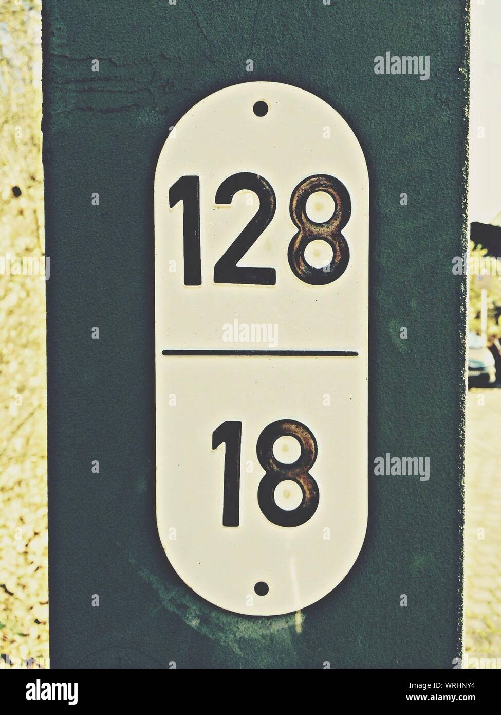 18 number plate hi-res stock photography and images - Alamy