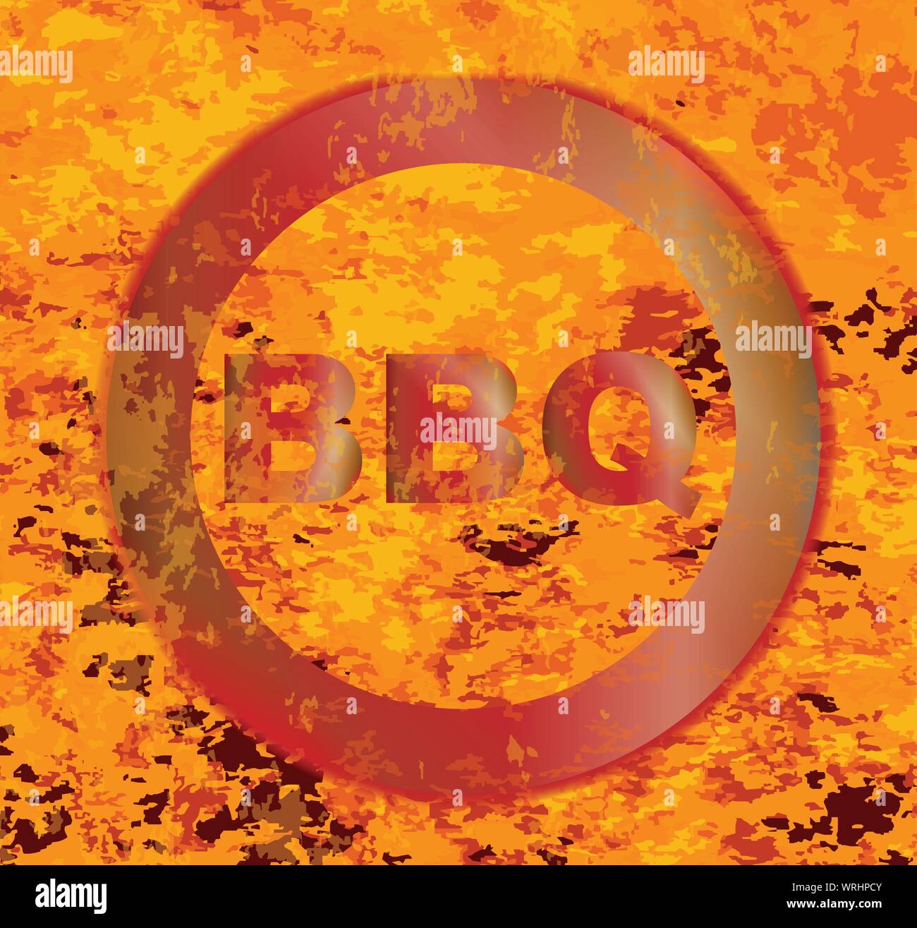 Red hot branding iron Stock Vector Images - Alamy