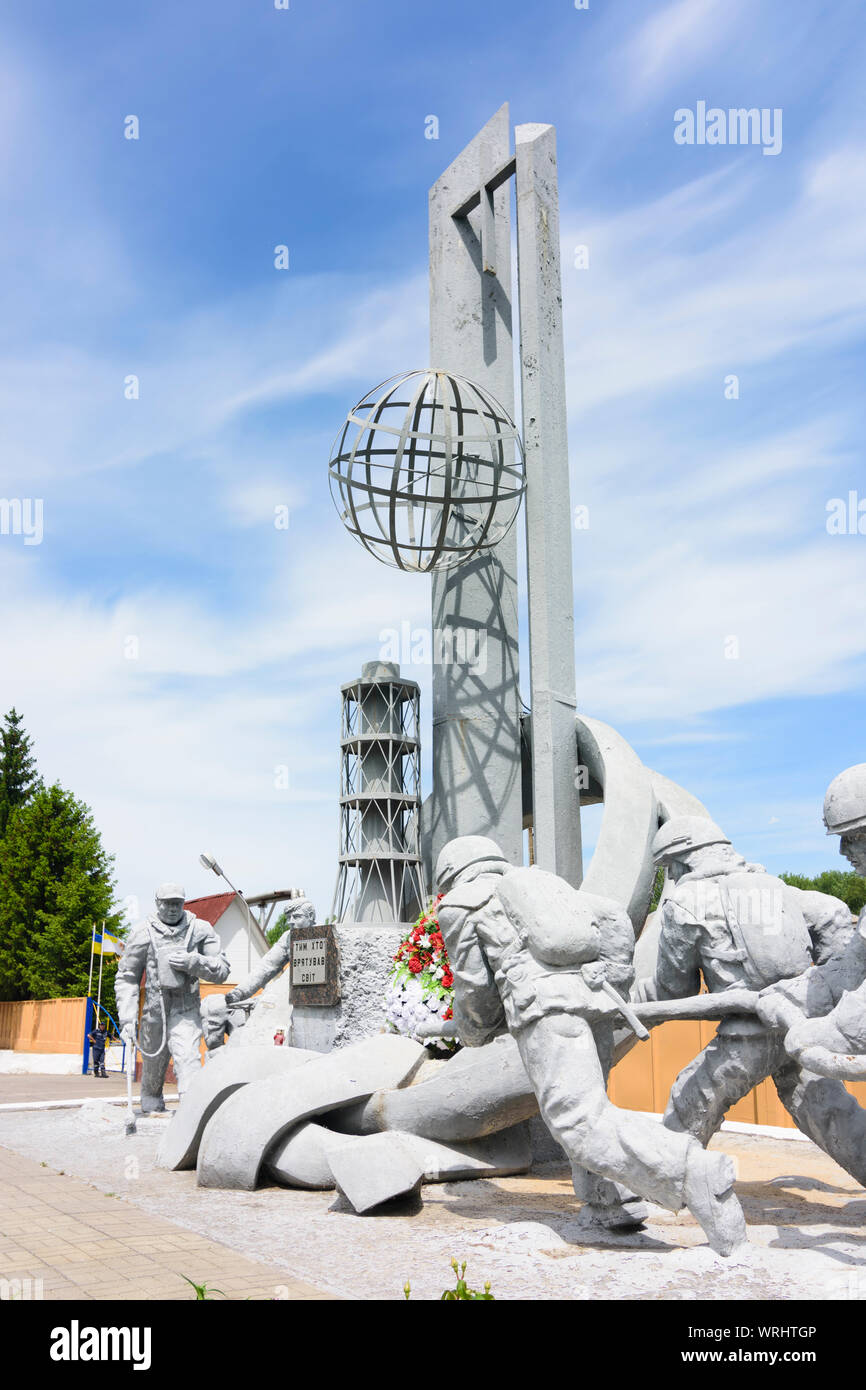 Chernobyl (Chornobyl): Monument To Those Who Saved the World, dedicated ...