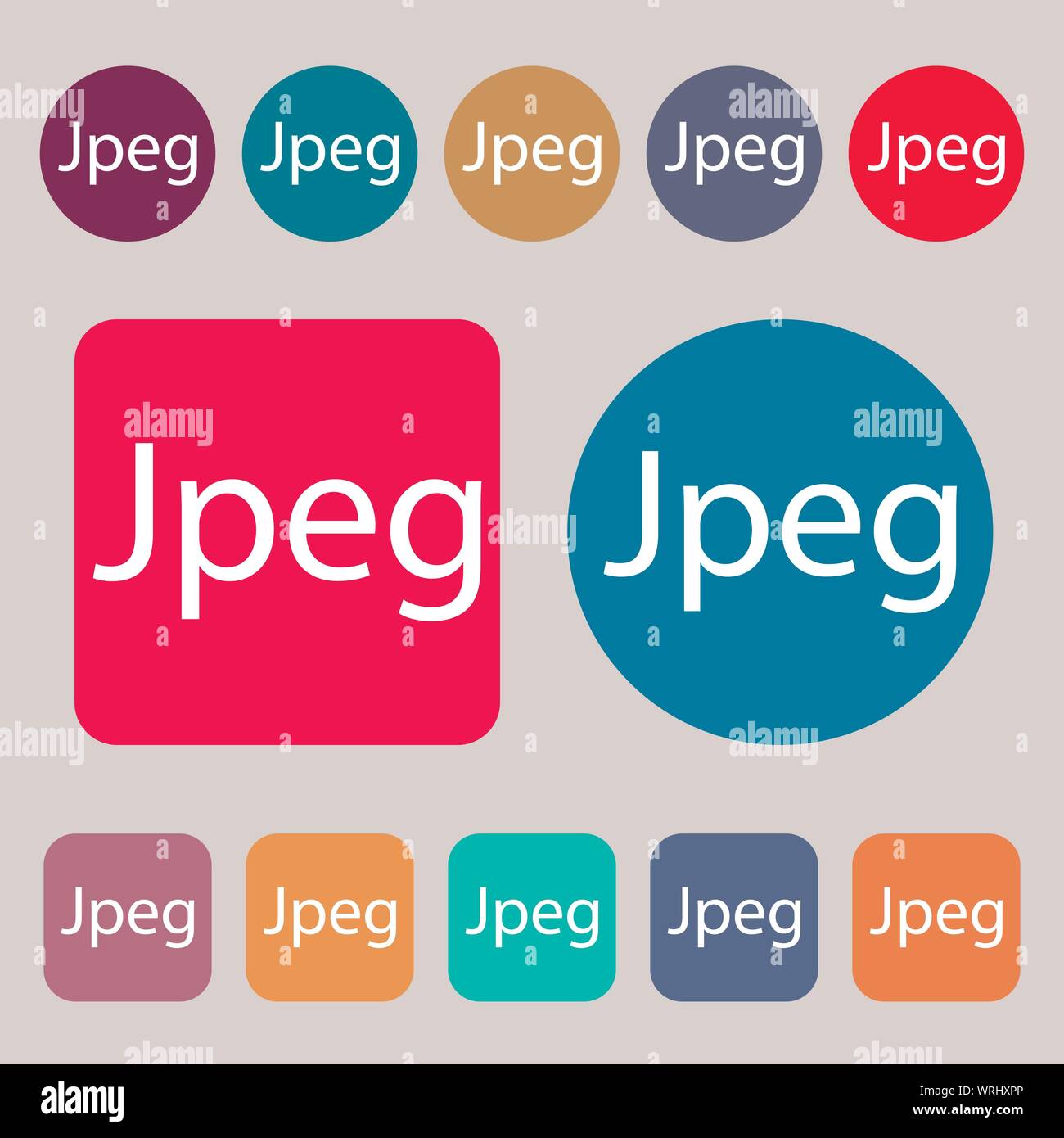 12 jpg Stock Vector Images - Alamy