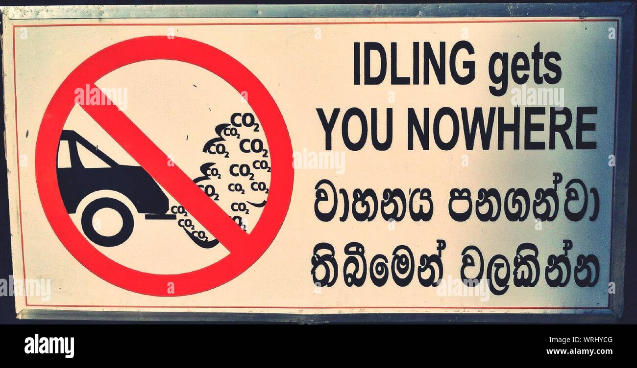 Traffic jam warning sign hi-res stock photography and images - Alamy