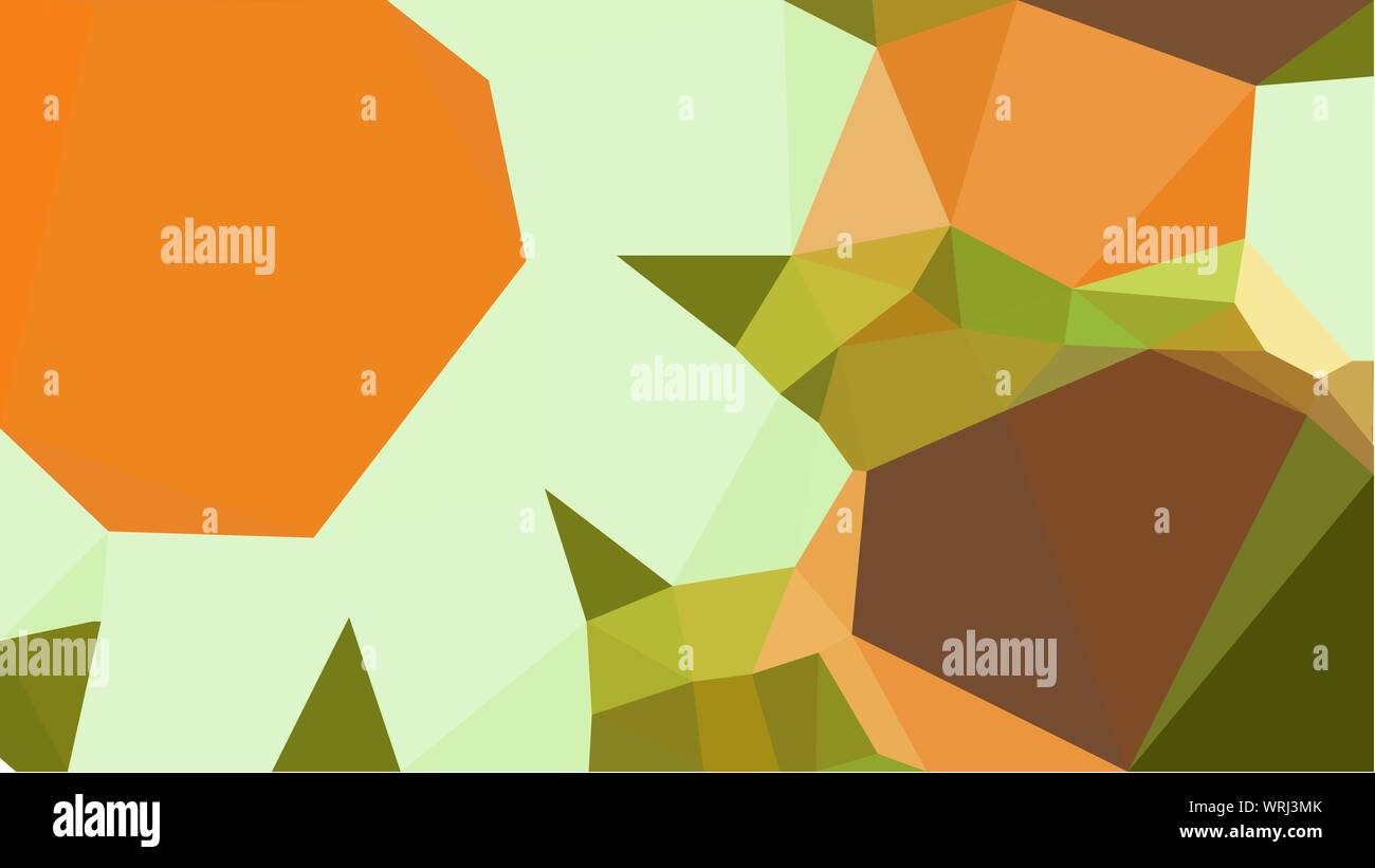 colorful triangles background with golden rod, brown and tea green ...