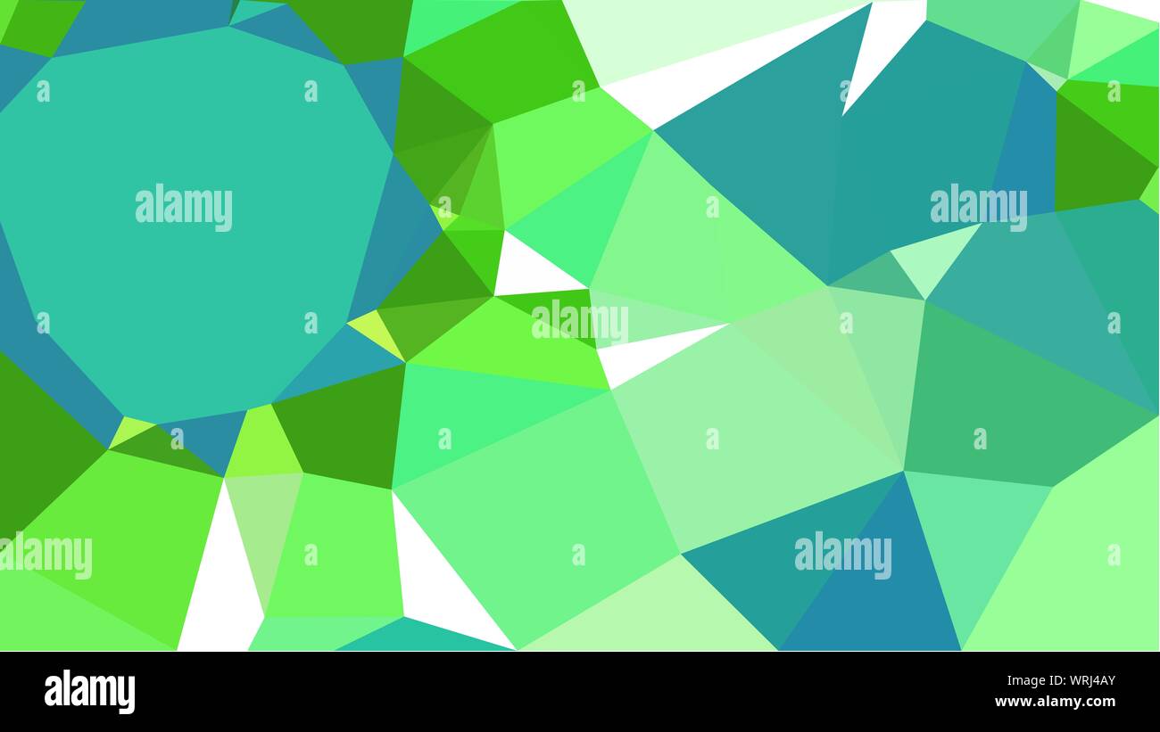 colorful triangles background with light sea green, lime green and ...