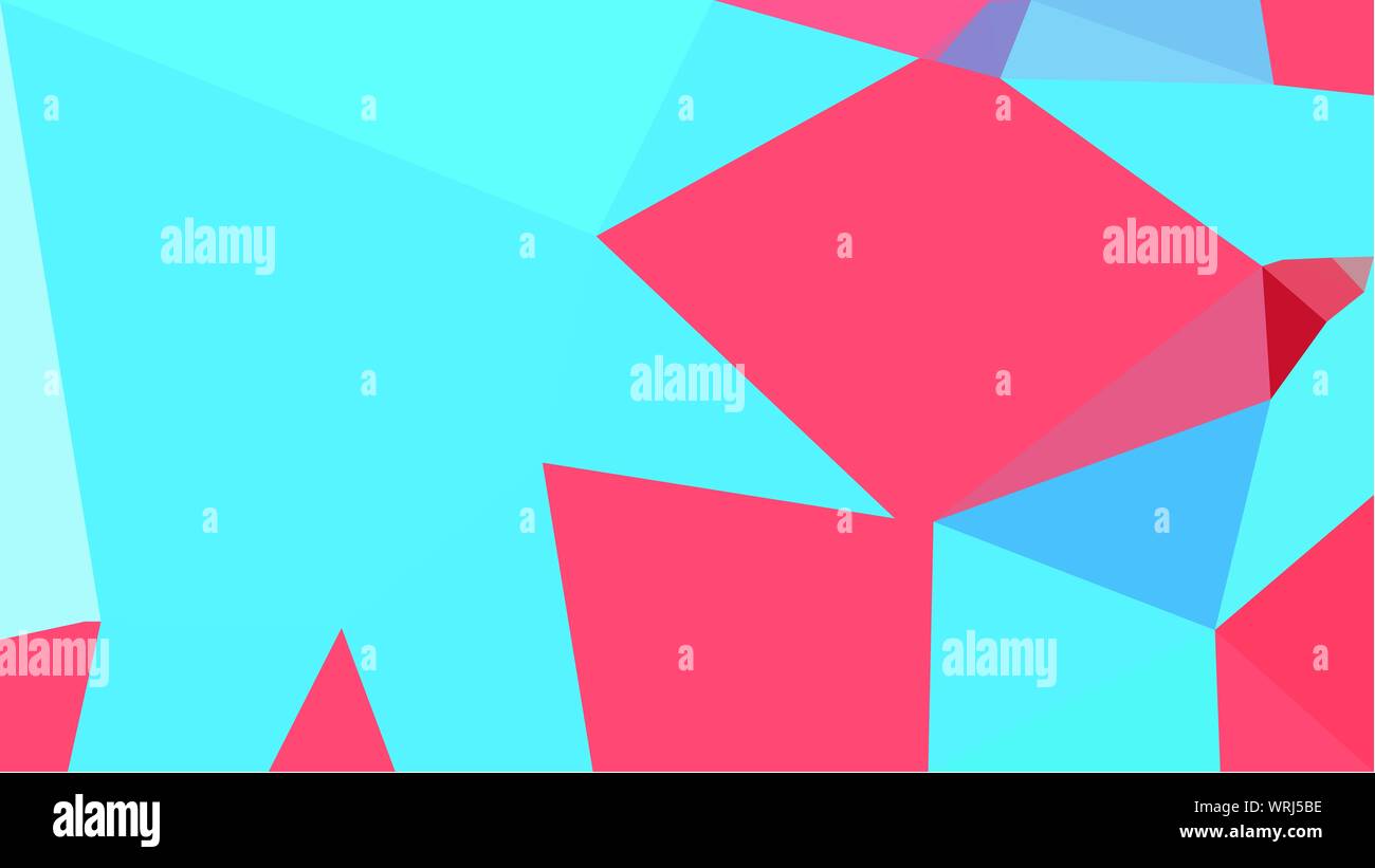 abstract geometric background with pastel red, turquoise and pale ...