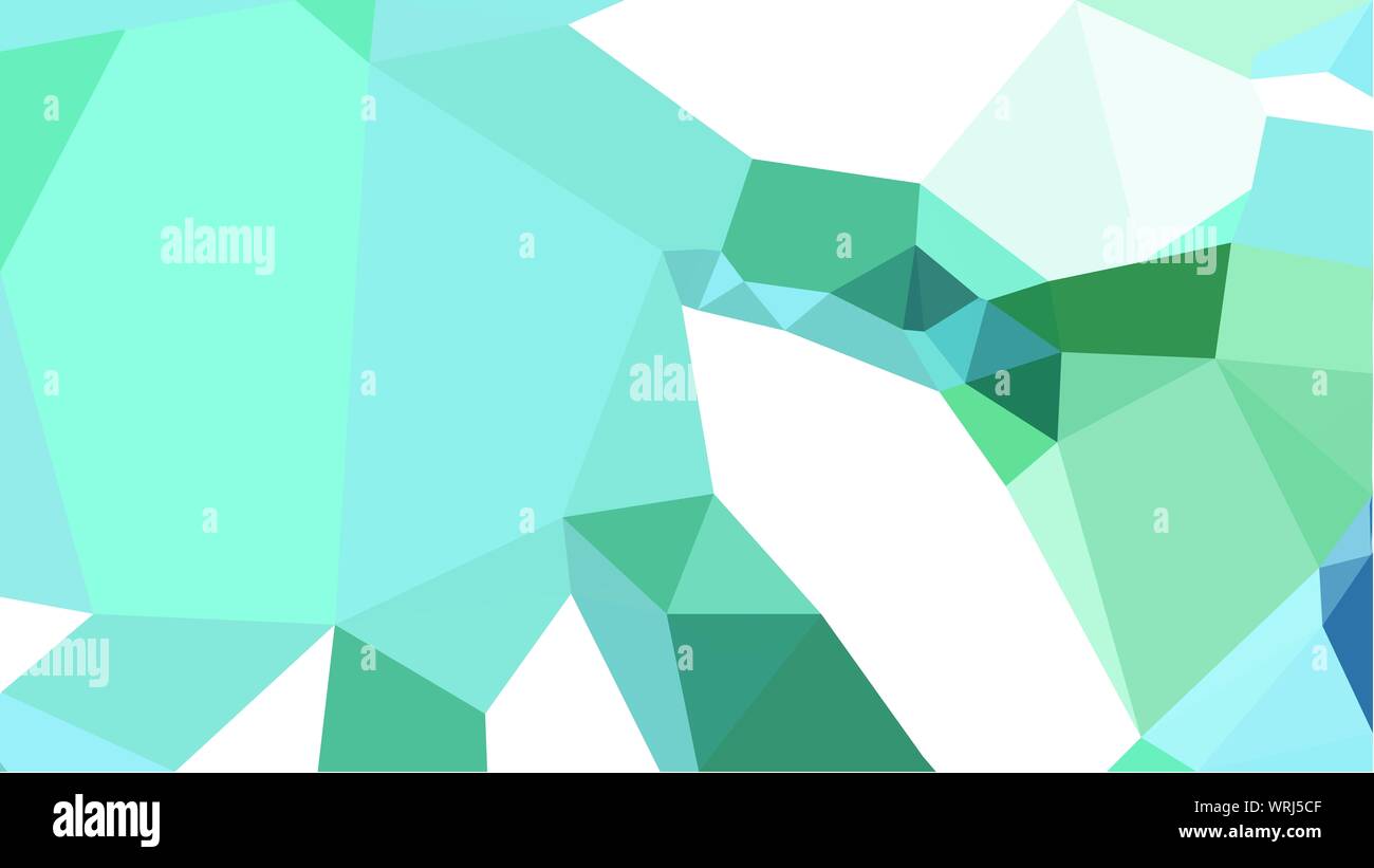 multicolor triangles with aqua marine, sea green and light cyan color ...