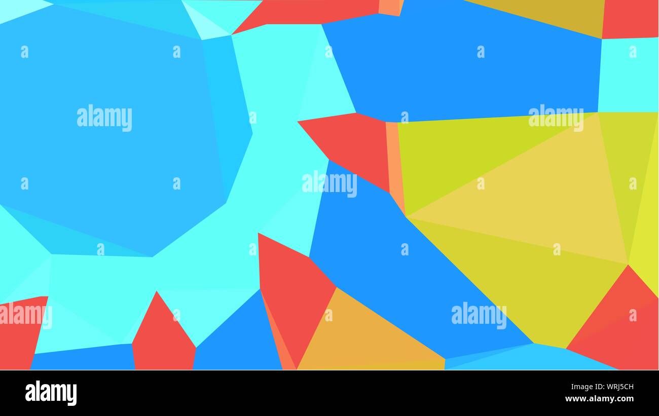 multicolor triangles with pastel orange, turquoise and dodger blue ...