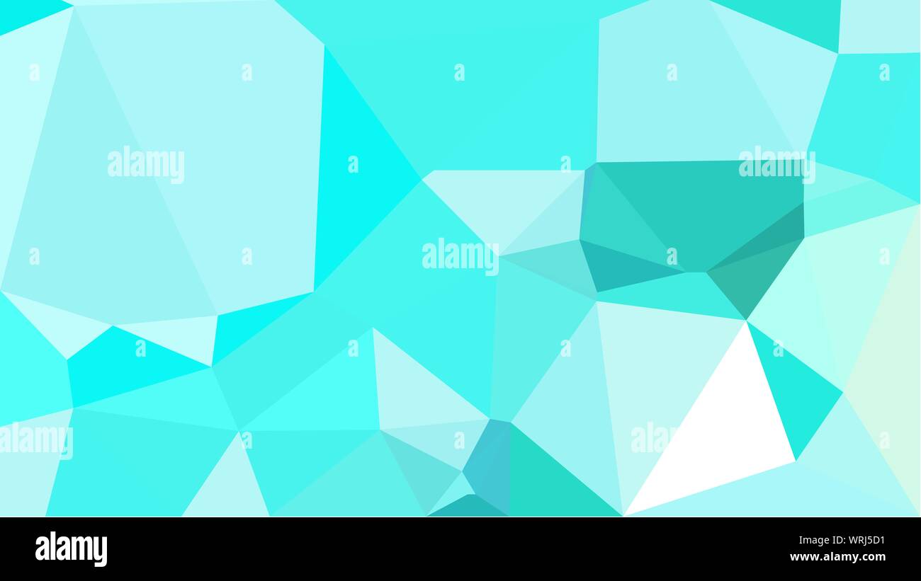 abstract geometric background with turquoise, pale turquoise and aqua ...