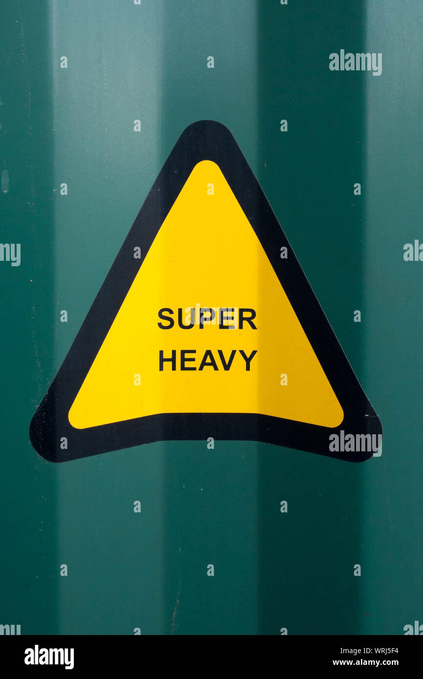 Heavy sign hi-res stock photography and images - Alamy