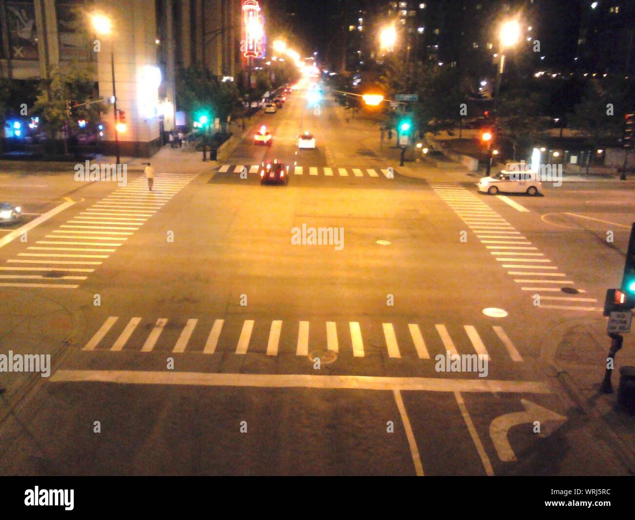 Illuminated crosswalk hi-res stock photography and images - Alamy