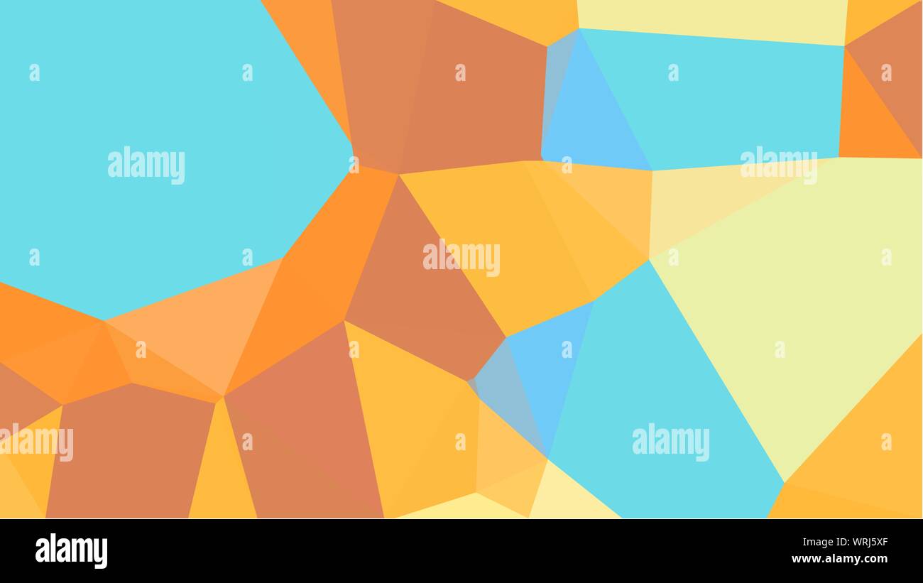 colorful triangles background with sky blue, sandy brown and pastel ...