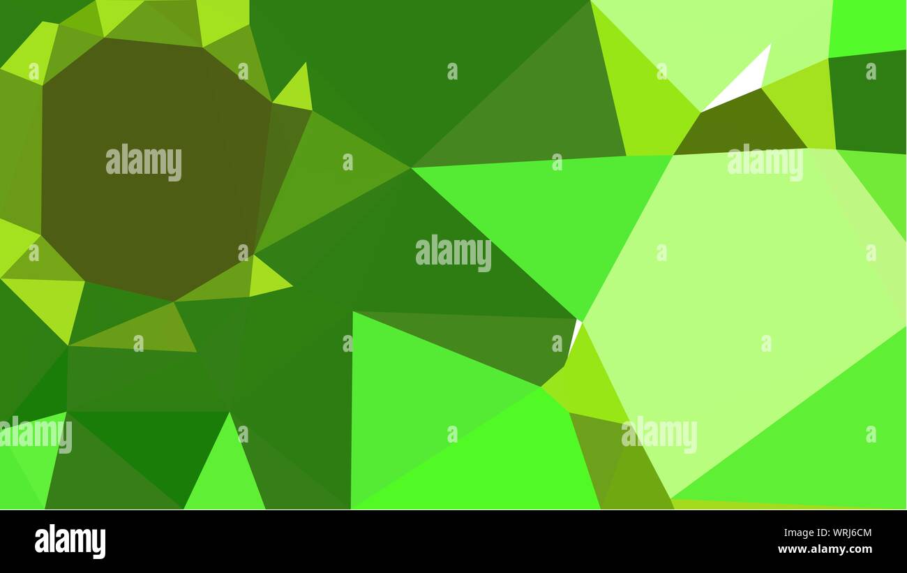 multicolor geometric triangles with forest green, pale green and ...