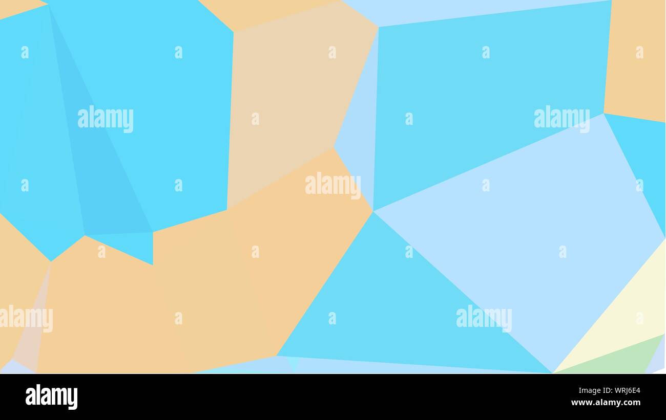 abstract geometric background with light sky blue, skin and pale ...