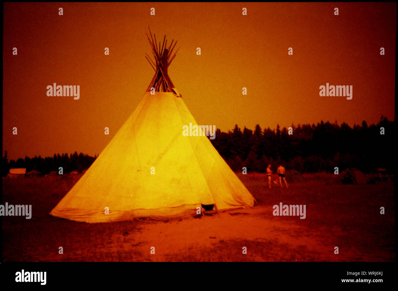 Teepee field hi-res stock photography and images - Alamy