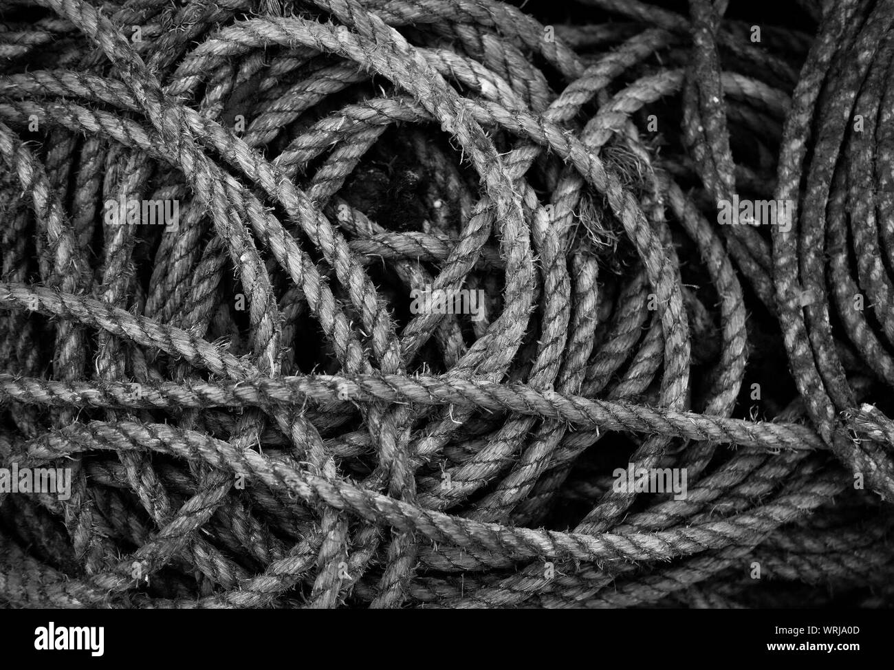 Old tangled rope hi-res stock photography and images - Alamy