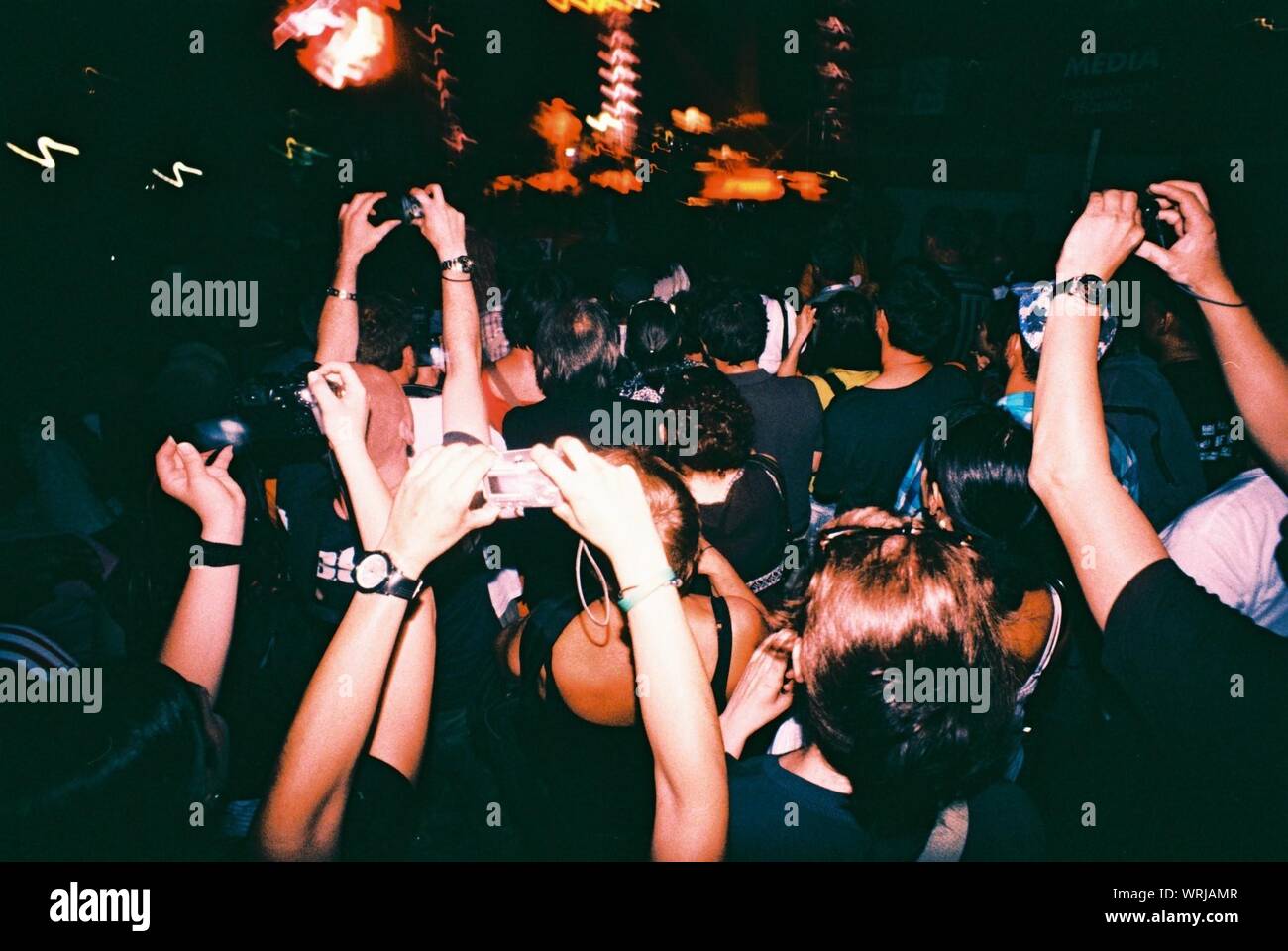 Crowd of people taking photos High Resolution Stock Photography and ...