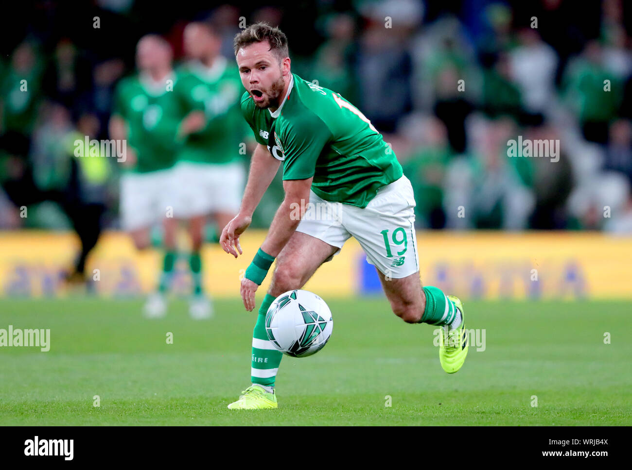 Republic of Ireland's Alan Judge in action during the International ...