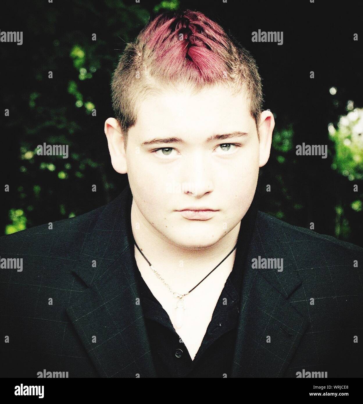 Boy hair standing up hi-res stock photography and images - Alamy