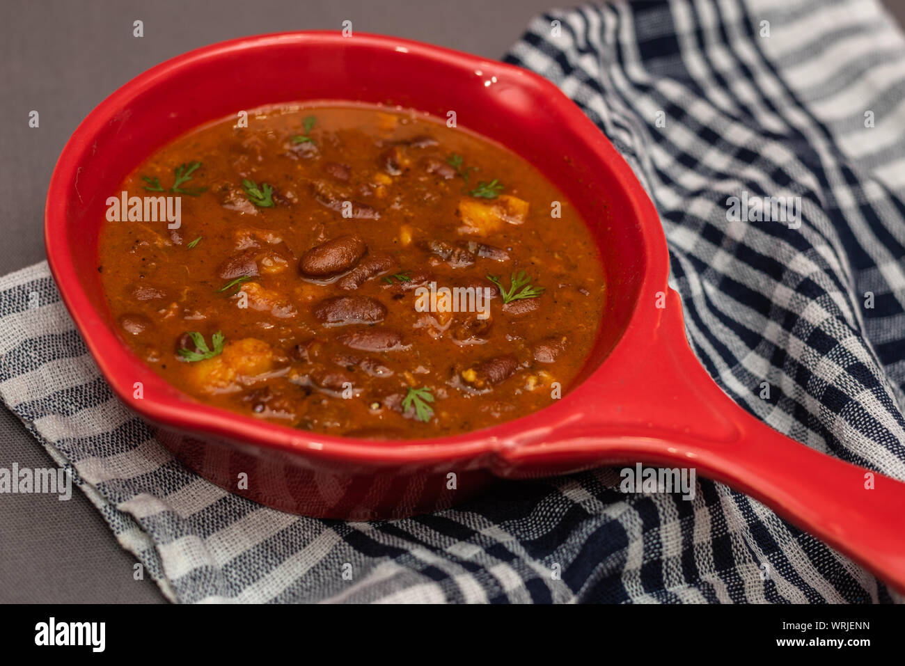 Feijoada a stew of beans with beef and pork of Portuguese origin Stock ...