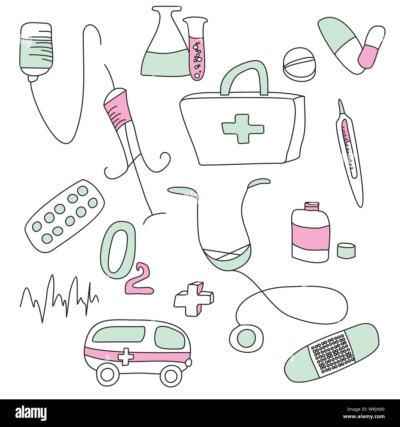 collection of medical signs Stock Vector Image & Art - Alamy